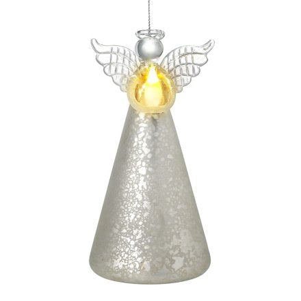 Light Up Glass Angel Hanging Decoration – Hope Plants Ltd